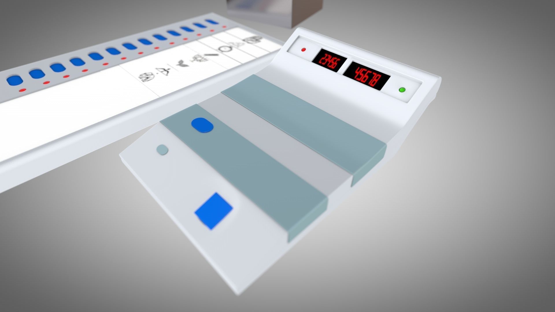 3D model Voting Machine VR / AR / low-poly | CGTrader