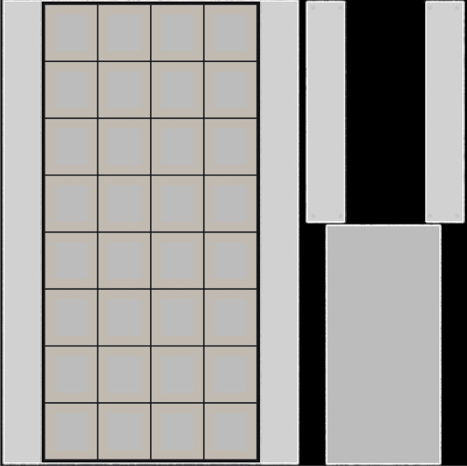 3D model Fluorescent Light - grid-type - PBR - Game Ready VR / AR / low ...