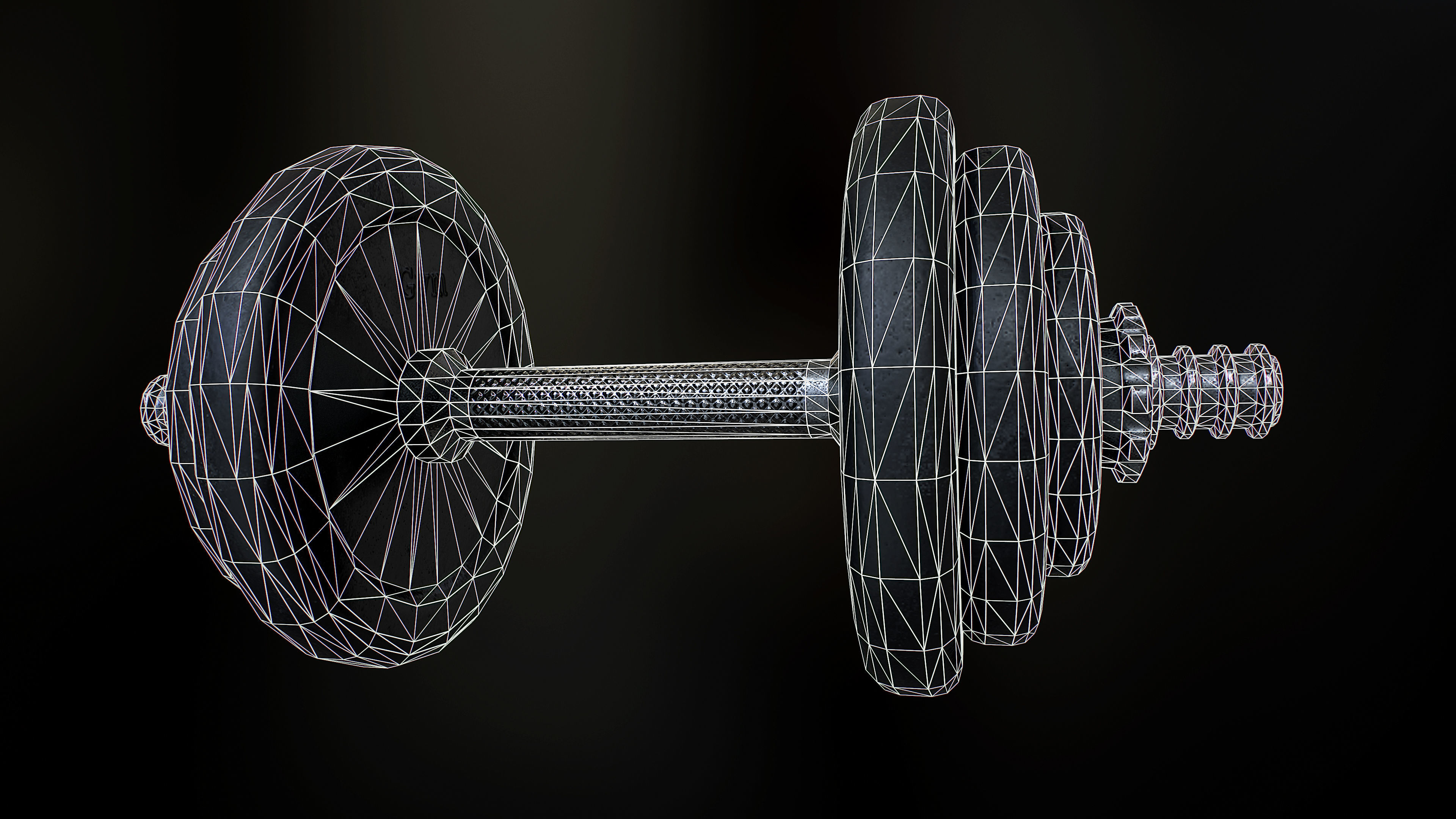 Dumbbell asset free VR / AR / low-poly 3D model | CGTrader