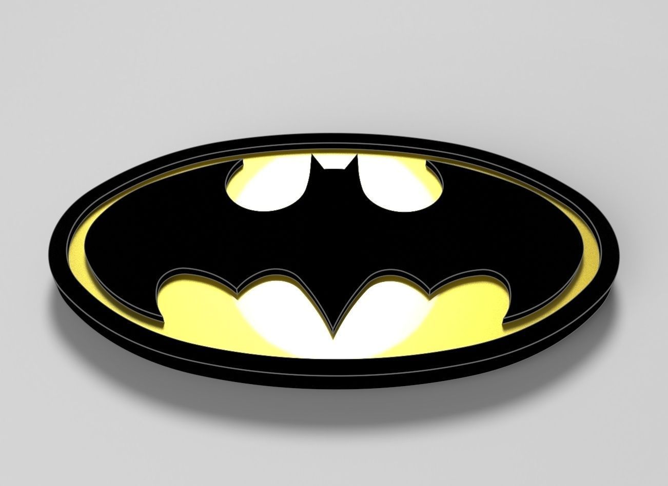 Bat logo1 free 3D model | CGTrader
