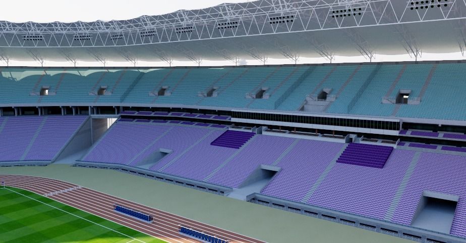 3D model Stade Olympique de Rades - Tunisia VR / AR / low-poly | CGTrader