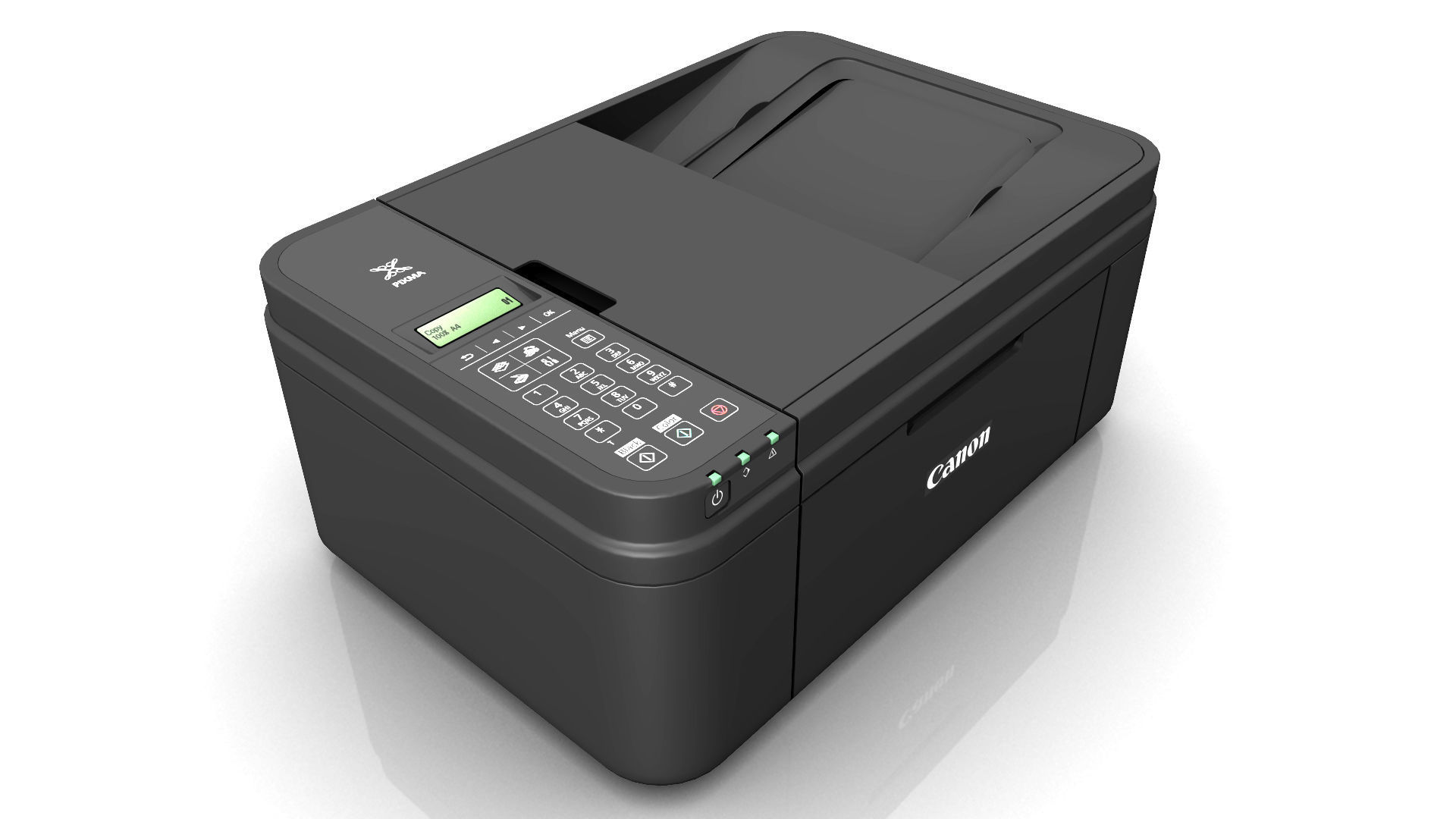 Canon Printer Model MM PIXMA MX495 3D model | CGTrader