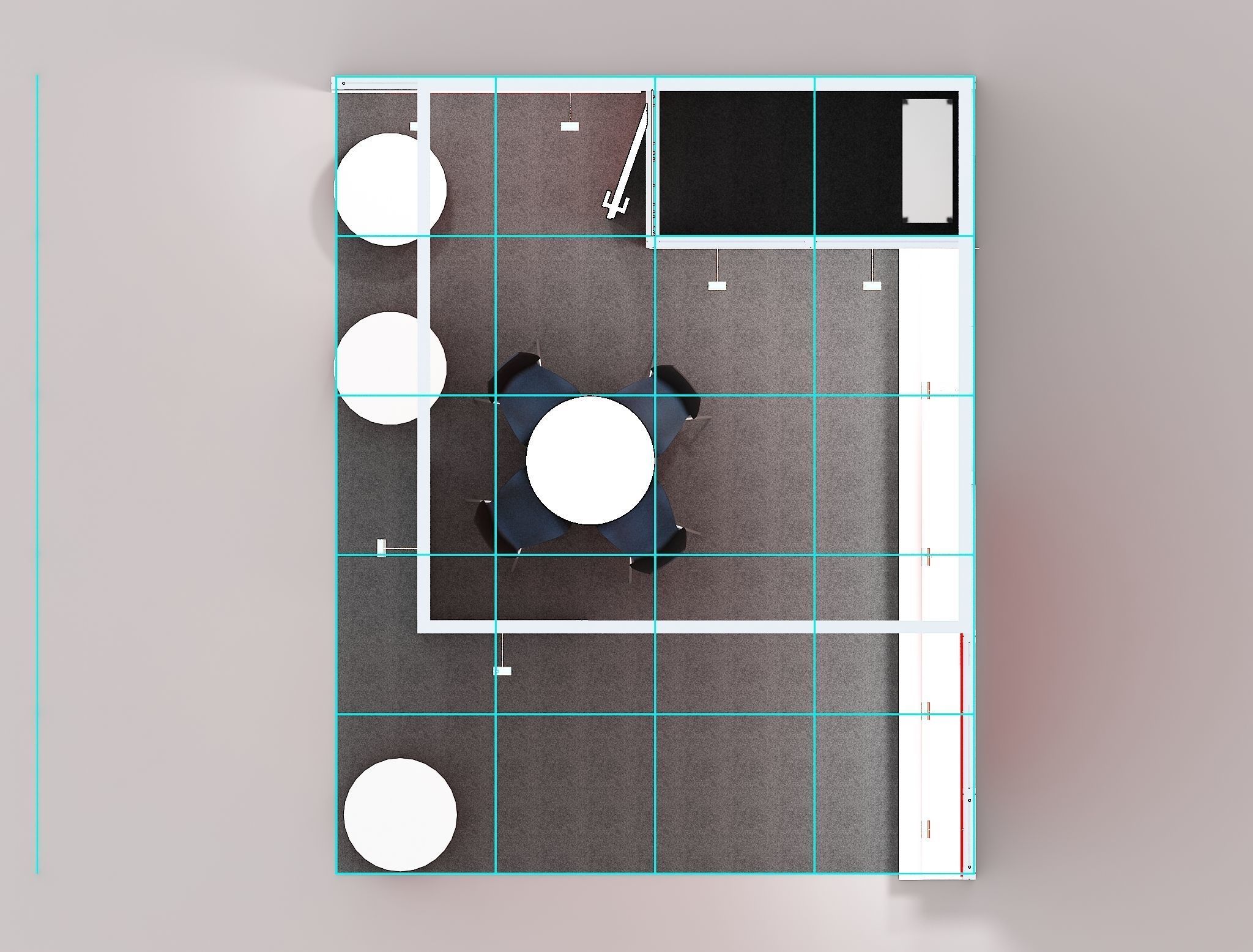 Exhibition stand octanorm maxima 5x4 m 3D model 3D model | CGTrader