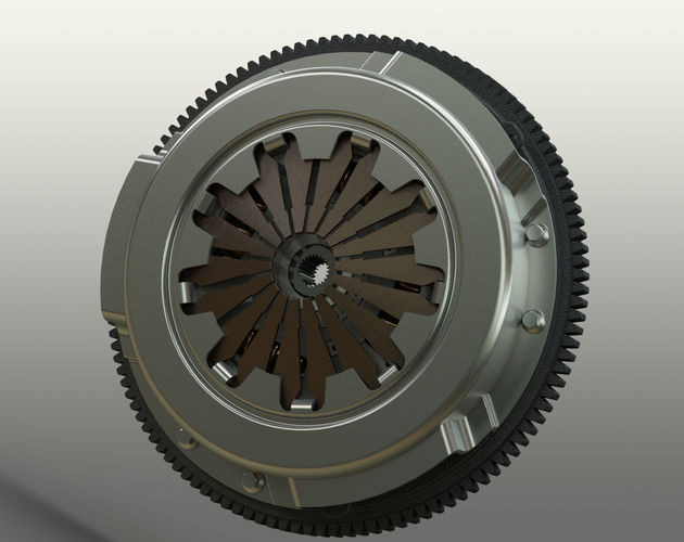 Clutch System 3D model | CGTrader