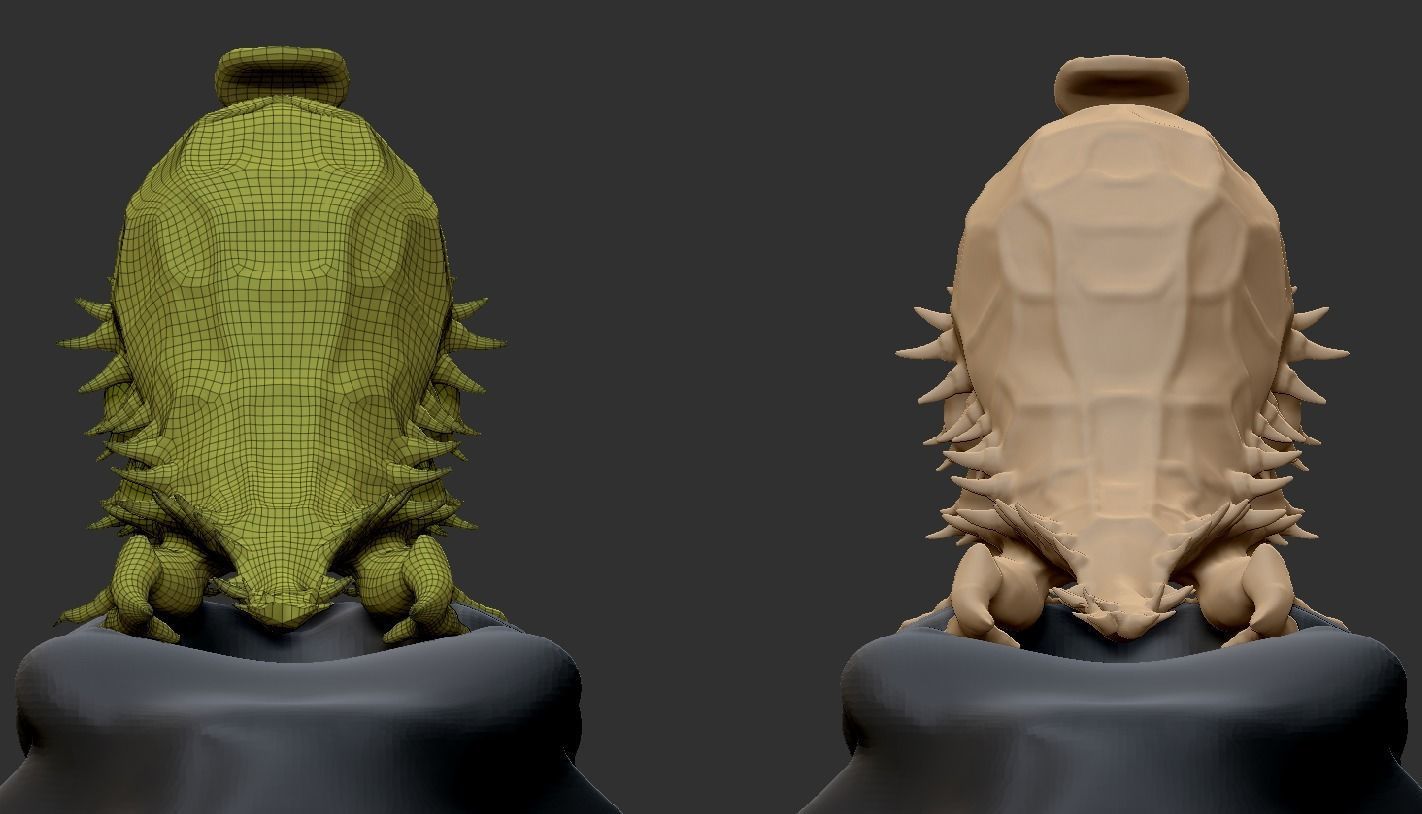 Creature - Crawl free 3D model | CGTrader