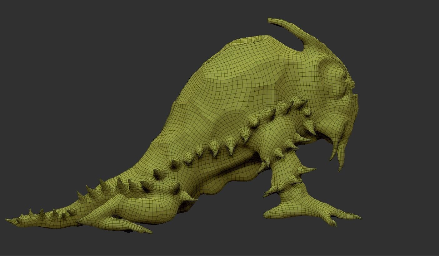 Creature - Crawl free 3D model | CGTrader