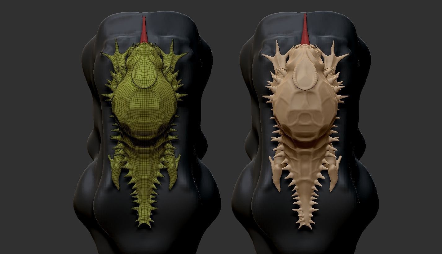 Creature - Crawl free 3D model | CGTrader