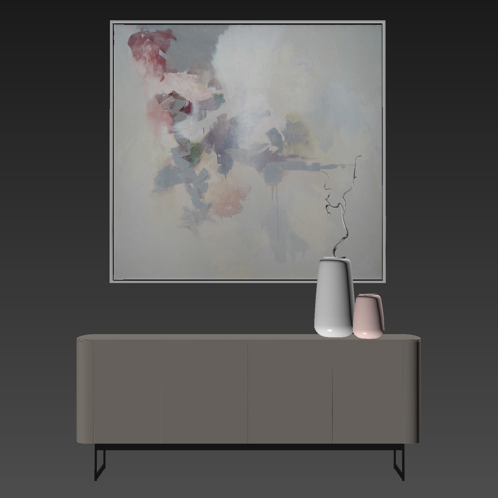 Caccaro Side Credenza sideboard 3D model | CGTrader