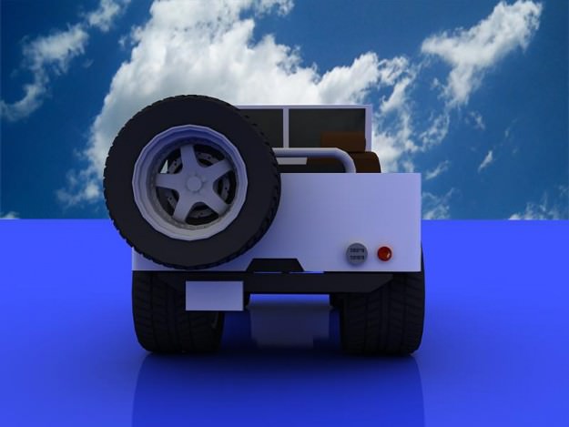 Jeep 4x4 3D model animated rigged | CGTrader