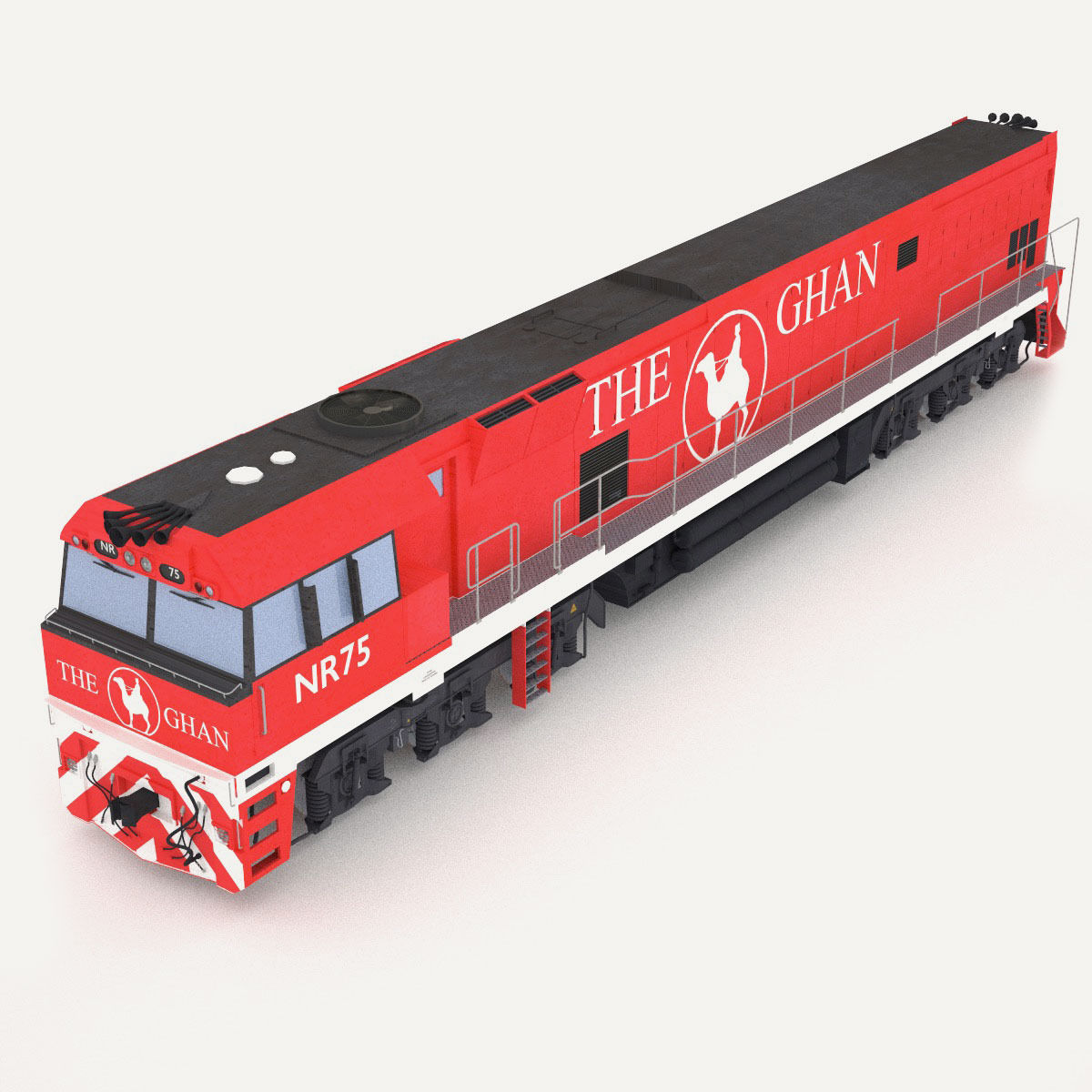 The Ghan 3D Model .obj .3ds .fbx .dae .skp .mxs - CGTrader.com