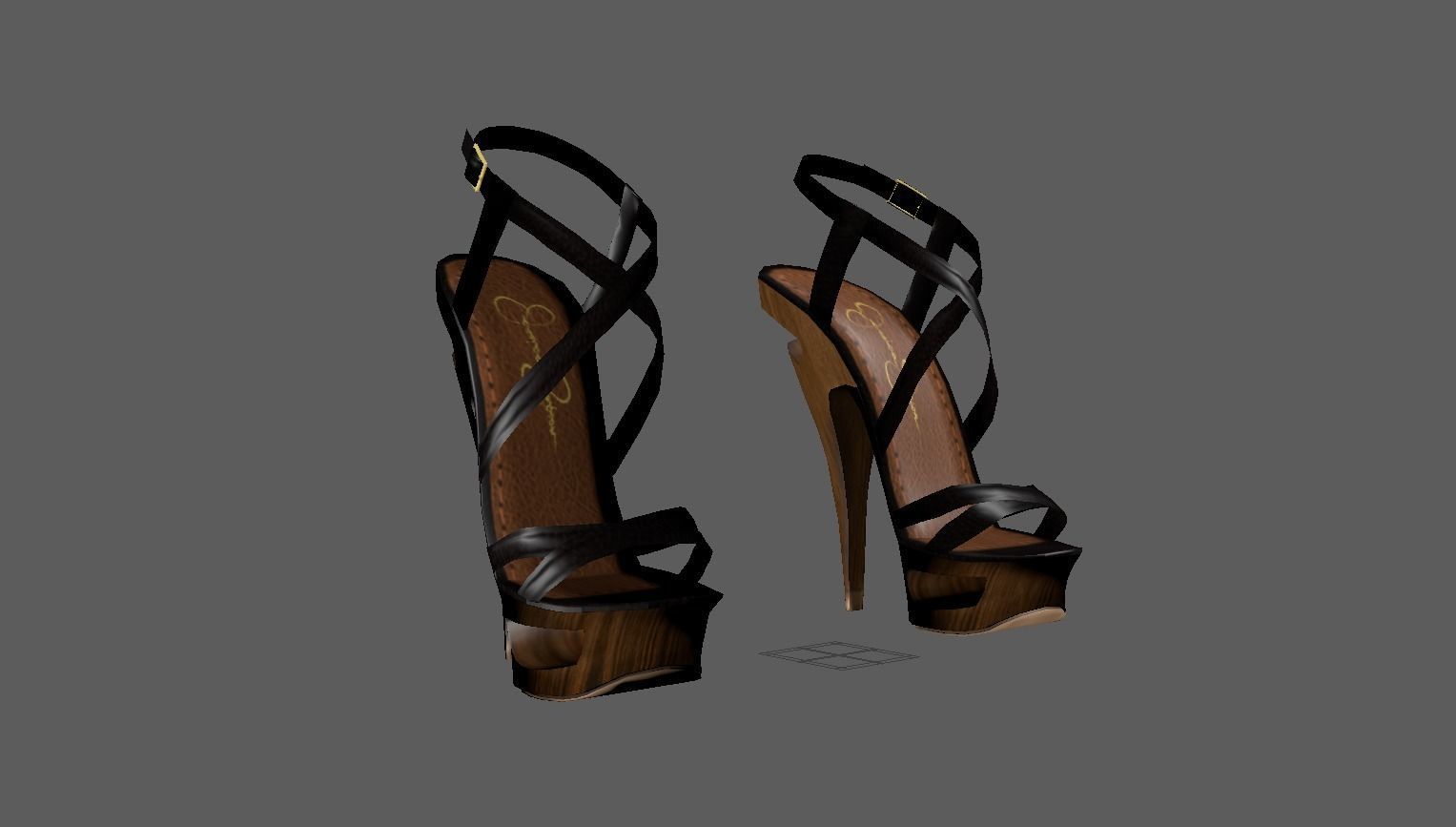 High Heel Low poly free VR / AR / low-poly 3D model | CGTrader