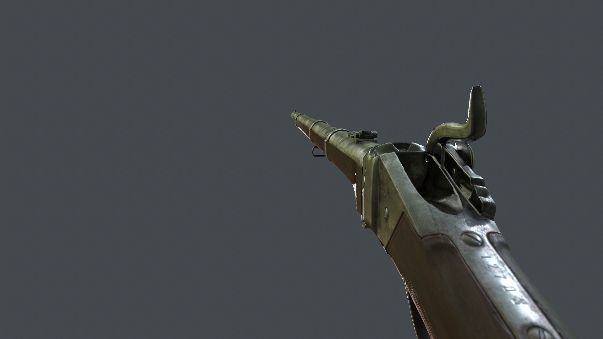 3D model Sharps Rifle VR / AR / low-poly rigged | CGTrader