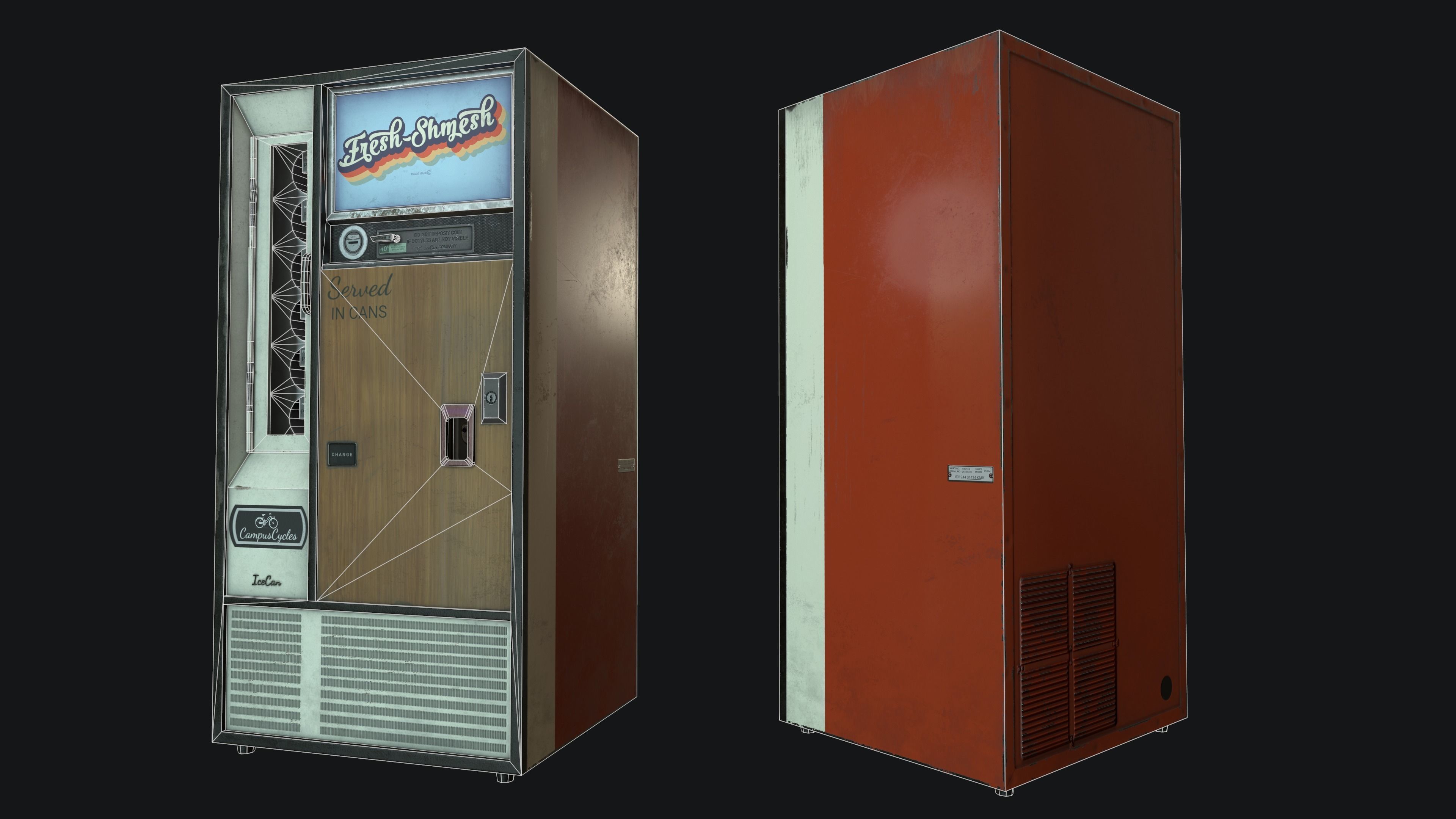 3D model Vending Machine VR / AR / low-poly | CGTrader