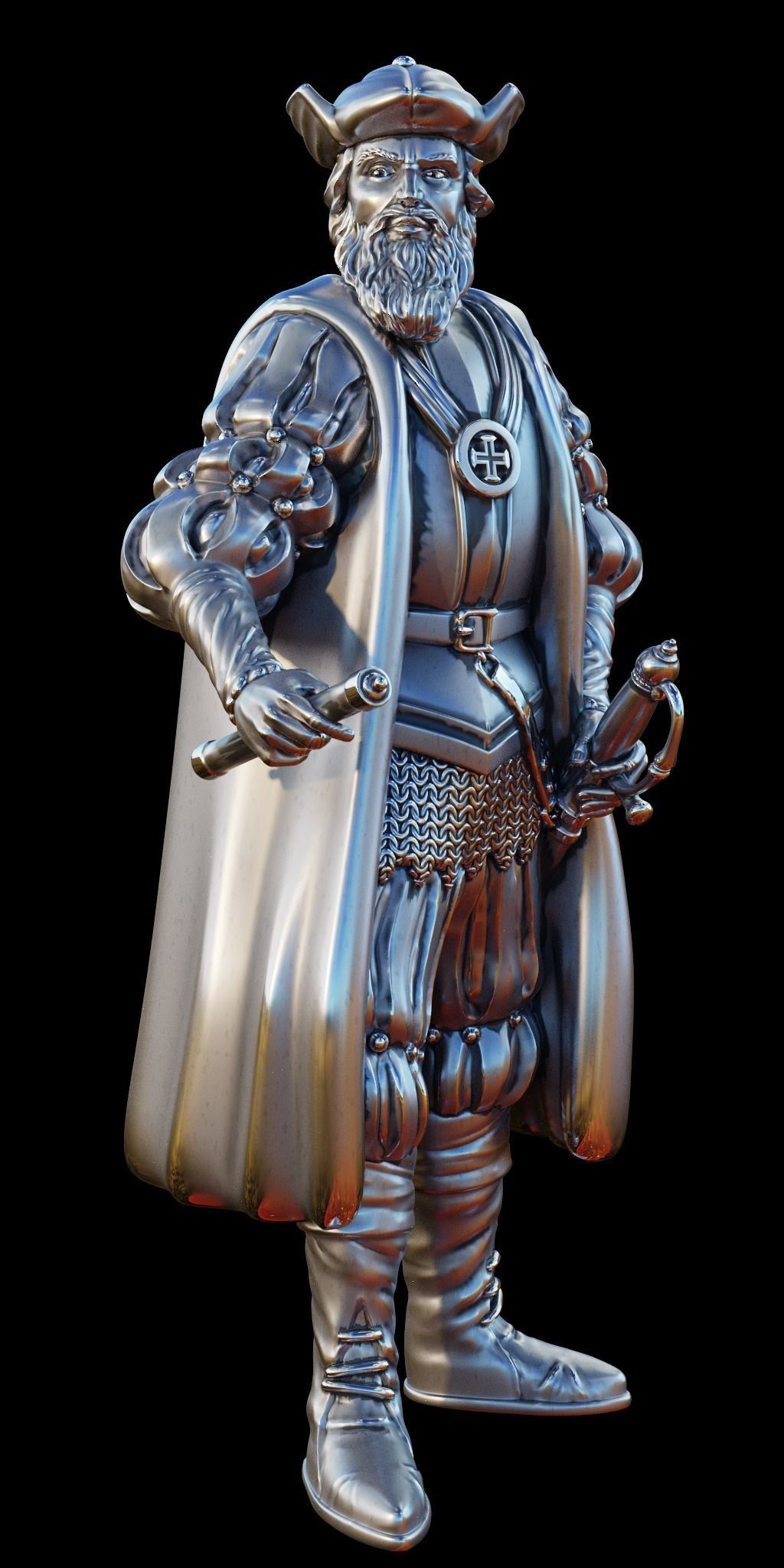 Vasco da Gama 3D model 3D printable | CGTrader