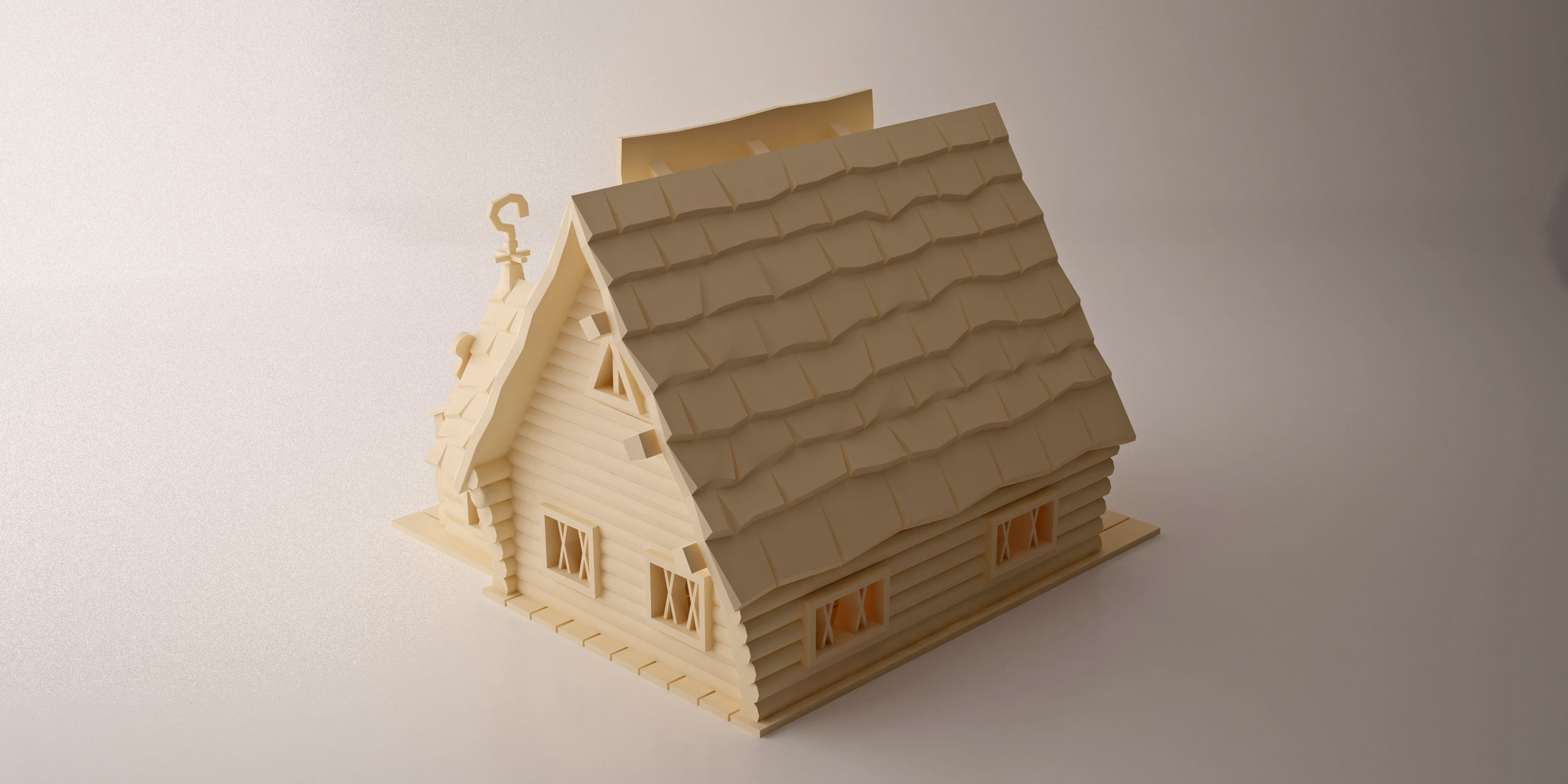 Gravity Falls Mystery Shack 3D model 3D printable | CGTrader