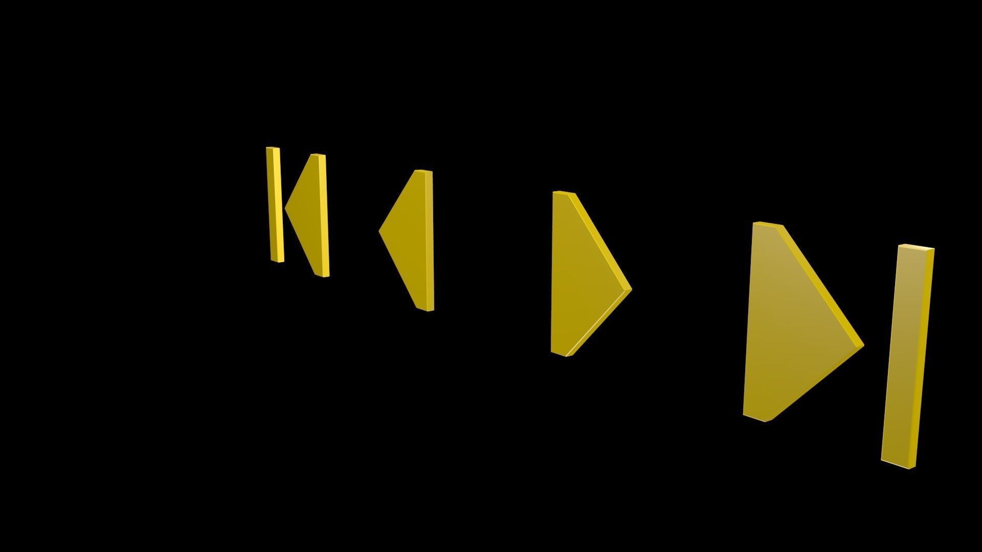 3D model Low poly arrow symbols 1 VR / AR / low-poly | CGTrader