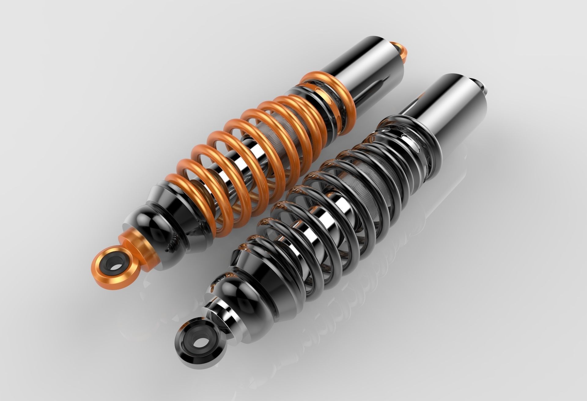 Shock absorber 3D model | CGTrader