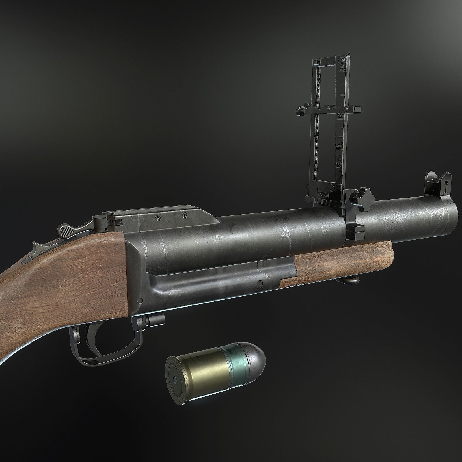 3D model M79 Grenade Launcher VR / AR / low-poly | CGTrader