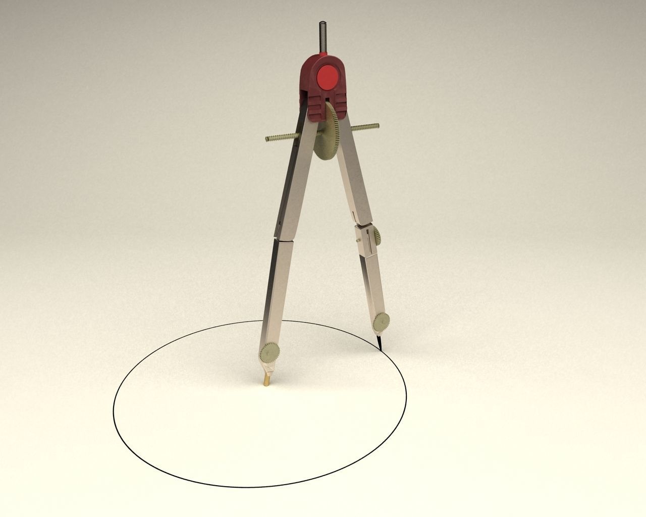 rotring compass 3D model | CGTrader