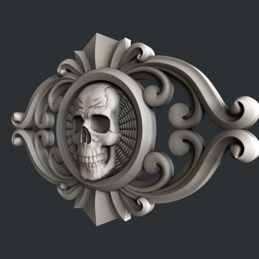 3d STL models for CNC skull decor 3D model | CGTrader
