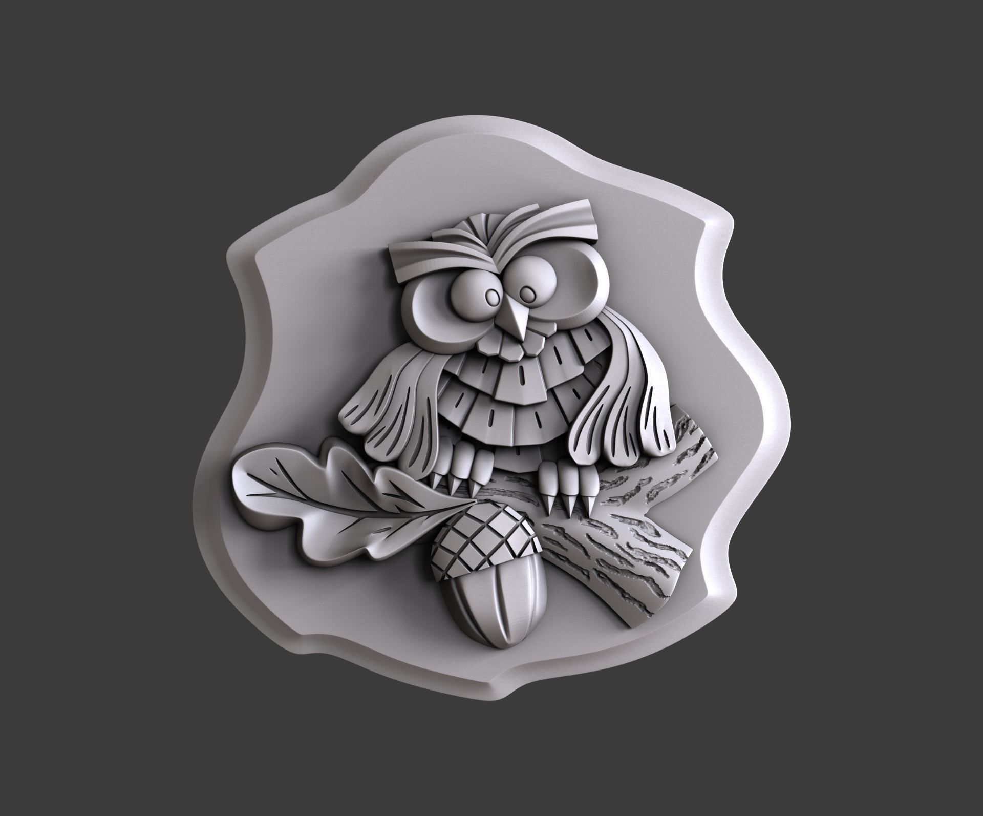 3d STL models for CNC owl 3D model | CGTrader