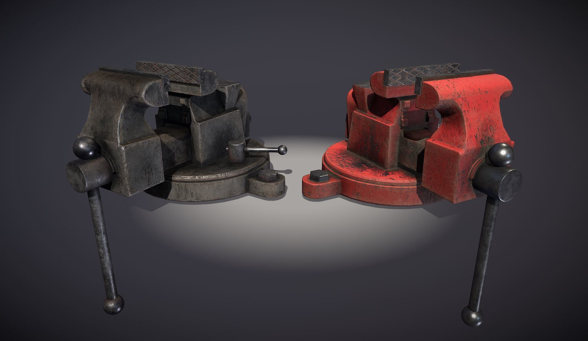 Red Vice 3D model | CGTrader