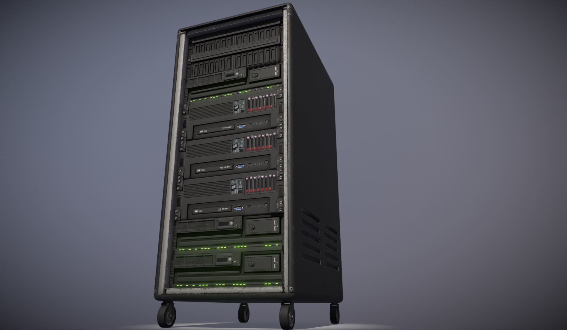 Computer Server 3D model | CGTrader