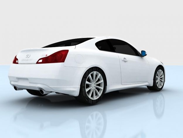 Infiniti G37 Coupe Sport 3D model animated rigged | CGTrader
