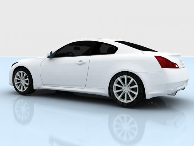 Infiniti G37 Coupe Sport 3D model animated rigged | CGTrader
