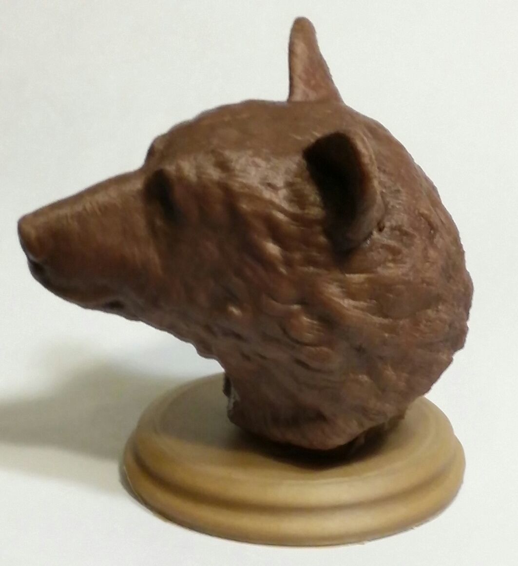 Black Bear Bust 3D model 3D printable | CGTrader