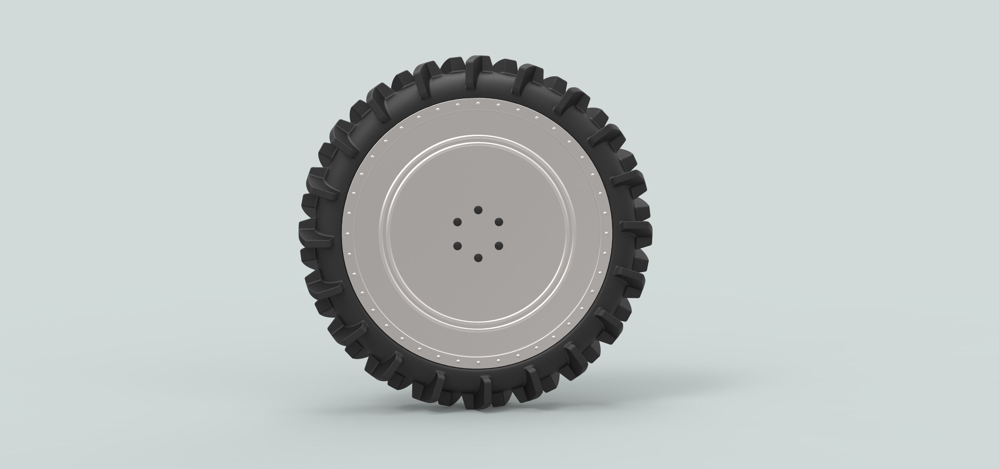 Wheel from swamp buggy 3D model | CGTrader