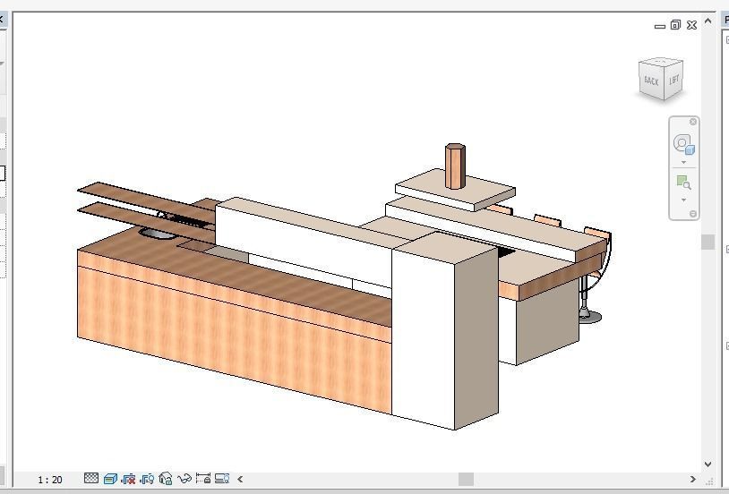 Modern Kitchen revit family 3D model | CGTrader