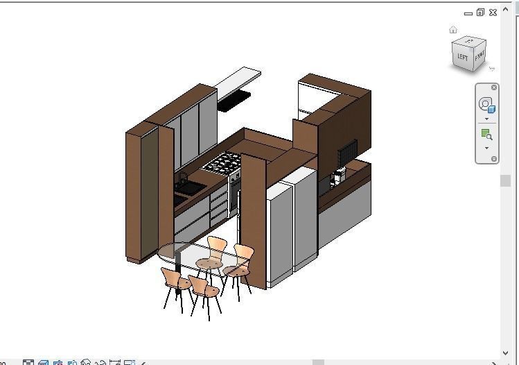 Complete Kitchen revit family 2013 3D model | CGTrader