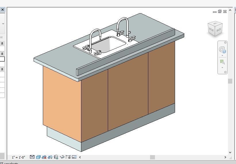 Bench Science Revit Family 2010 3D model | CGTrader