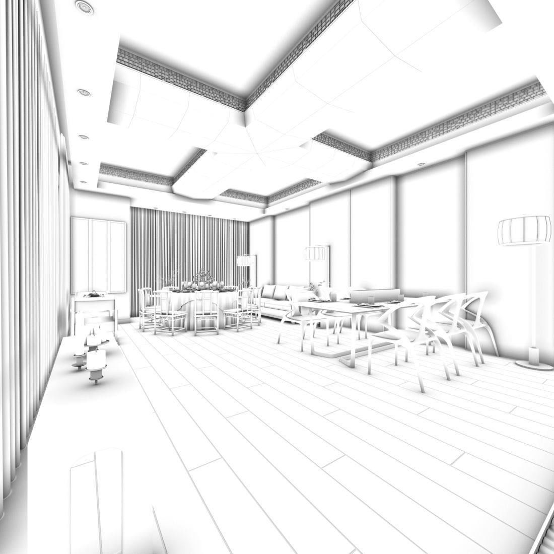 Business Restaurant - Coffee - Banquet 40 3D model | CGTrader