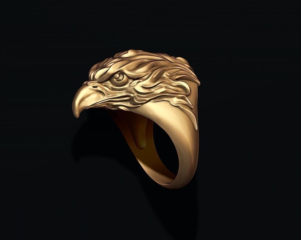 Eagle ring pack 3D model 3D printable | CGTrader
