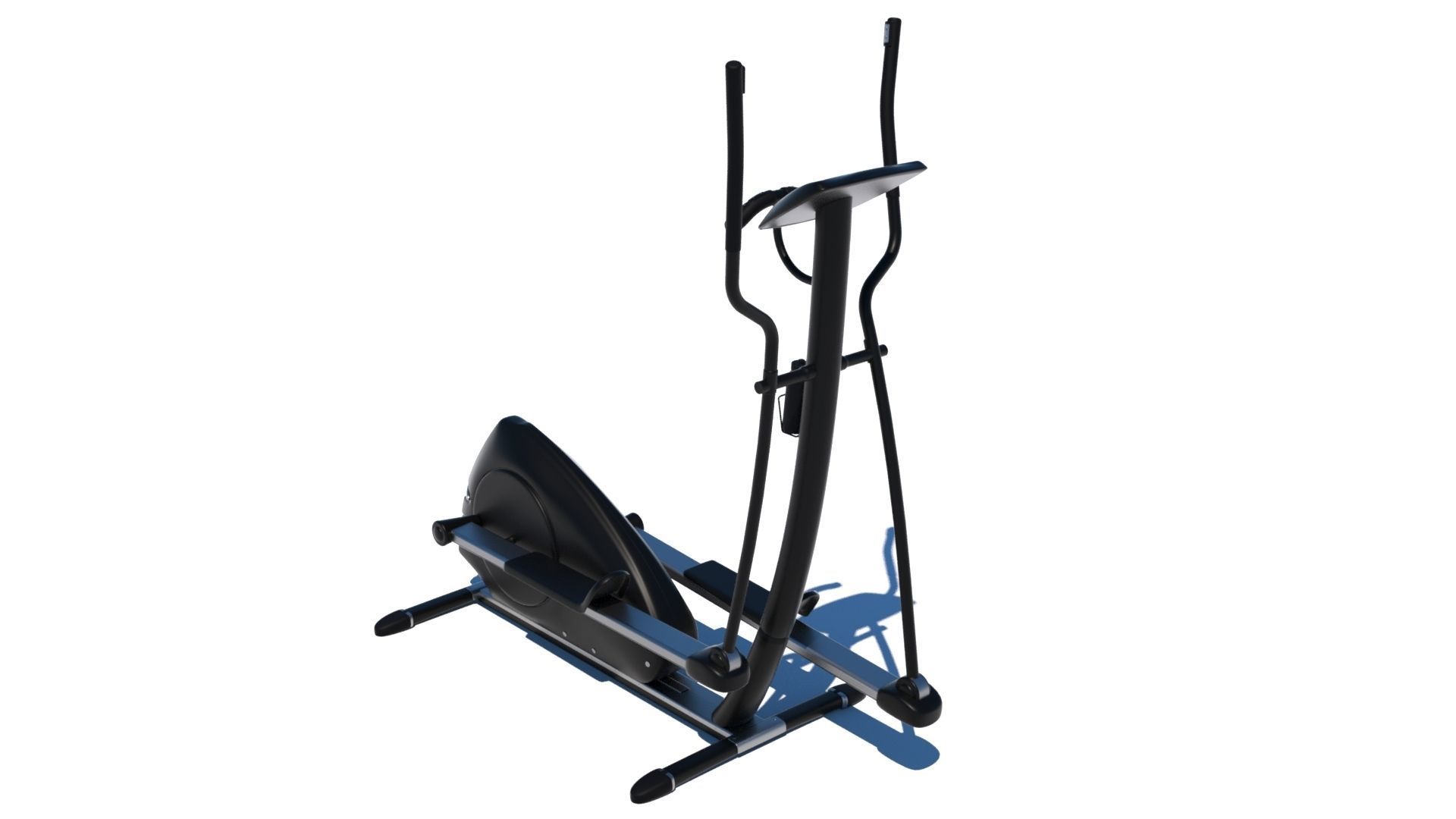 Gym Elliptical Machine - Octane and Mental Ray 3D model animated rigged ...