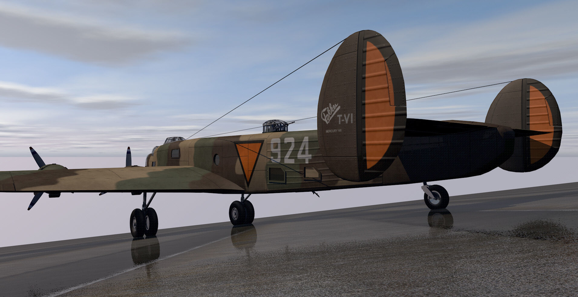 Fokker T-6 - T-VI 3D model | CGTrader