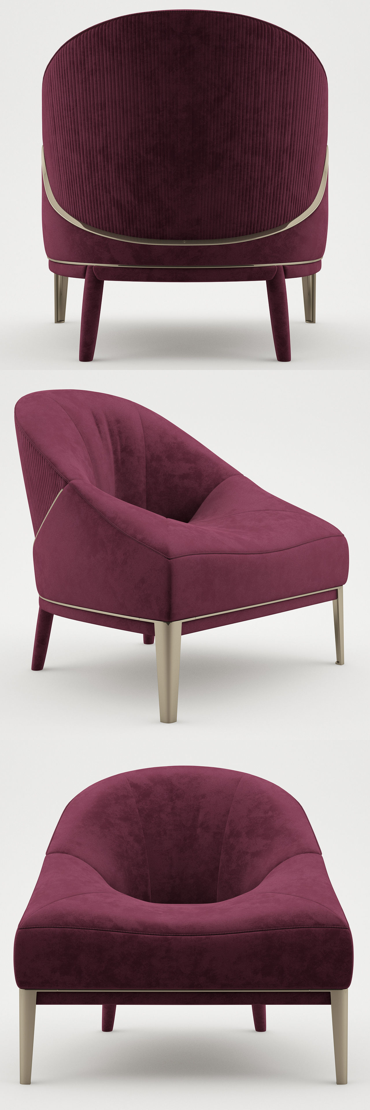 Rosemary velvet - Visionnaire Home Philosophy 3D model | CGTrader