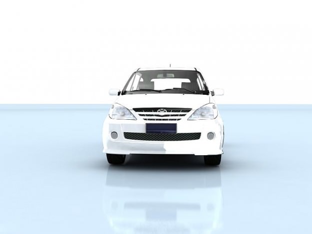 Toyota Avanza 3D model animated rigged | CGTrader