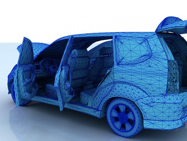 Toyota Avanza 3D model animated rigged | CGTrader