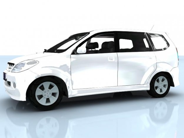 Toyota Avanza 3D model animated rigged | CGTrader