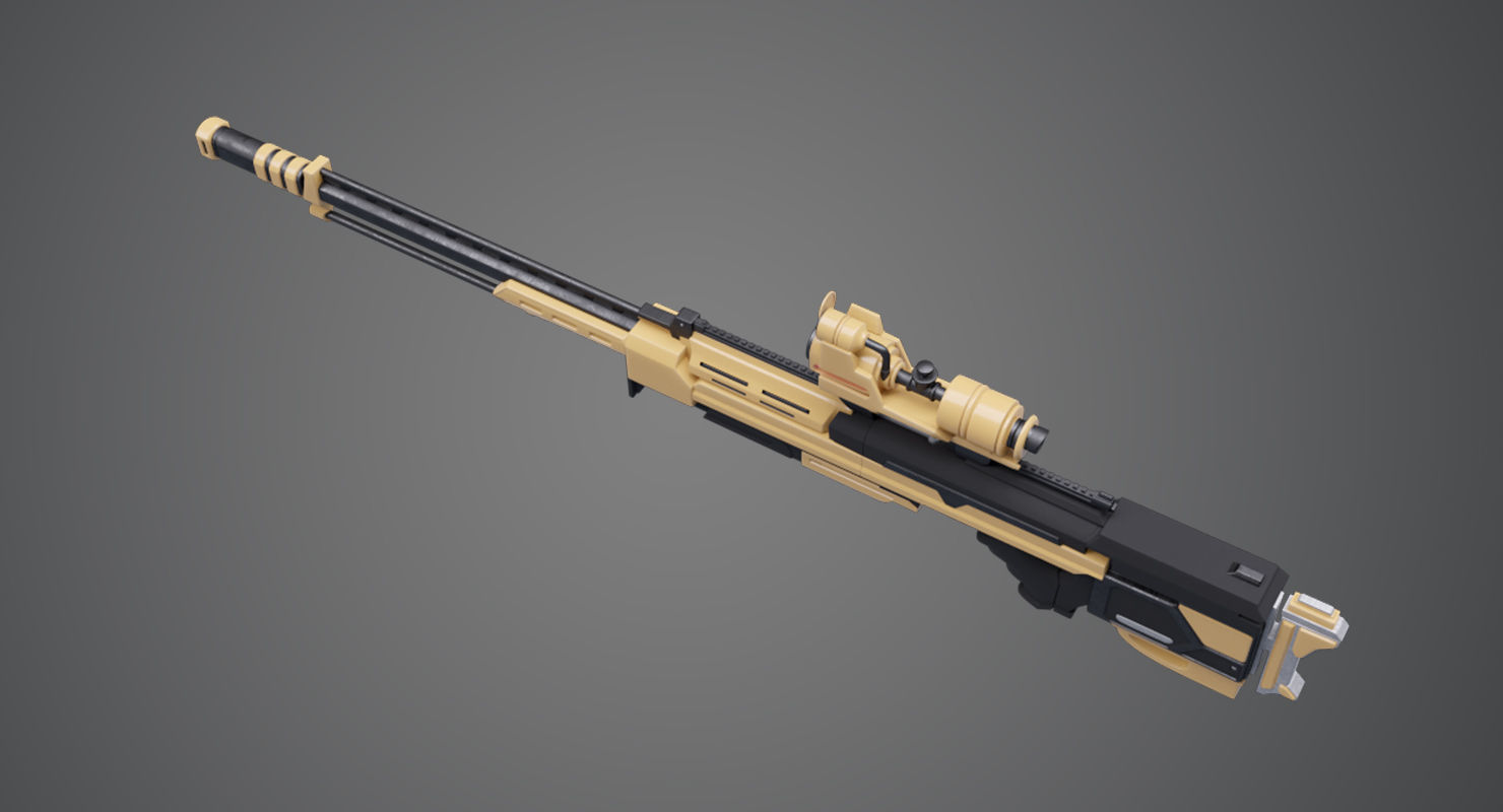 Sniper Rifle 3D model | CGTrader