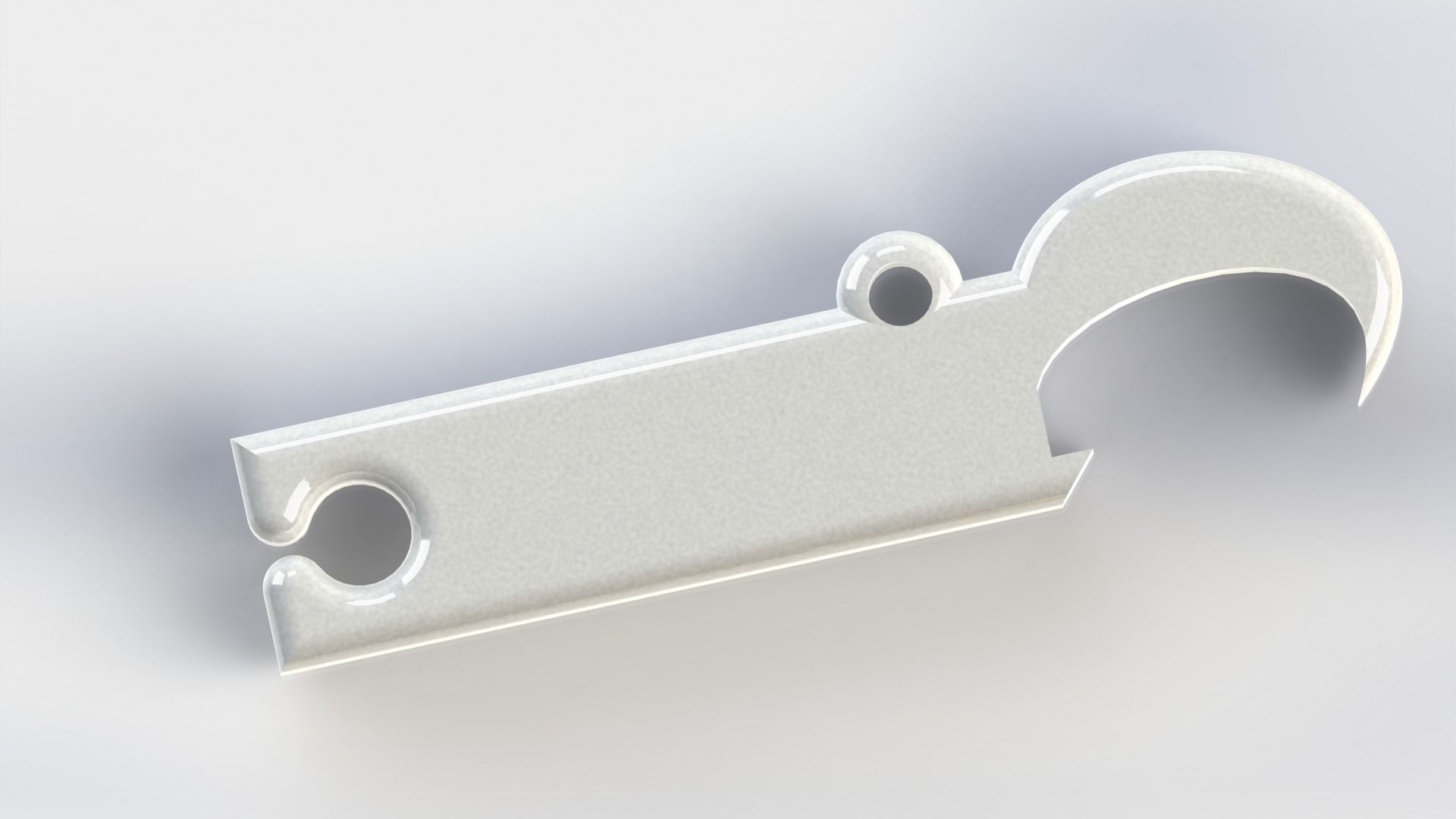 Sample bottle opener free 3D model 3D printable | CGTrader