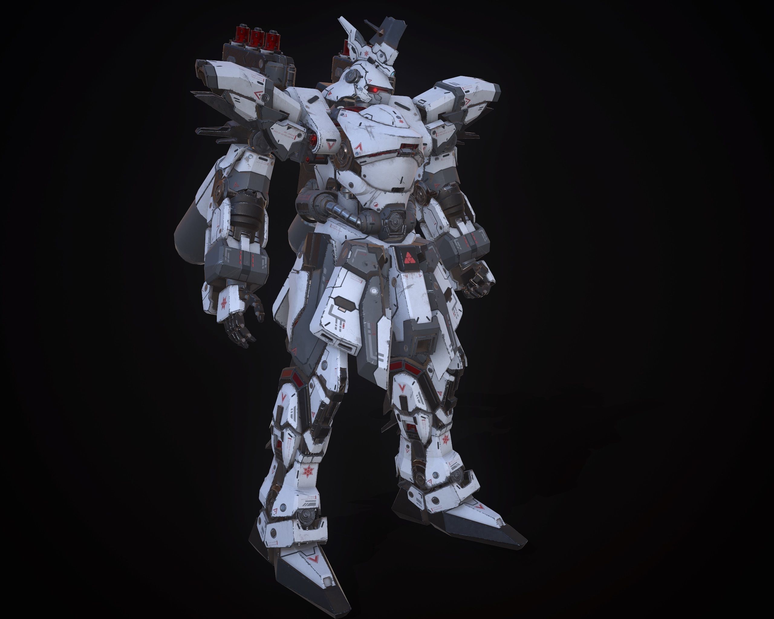 3D model Assault Mech VR / AR / low-poly | CGTrader