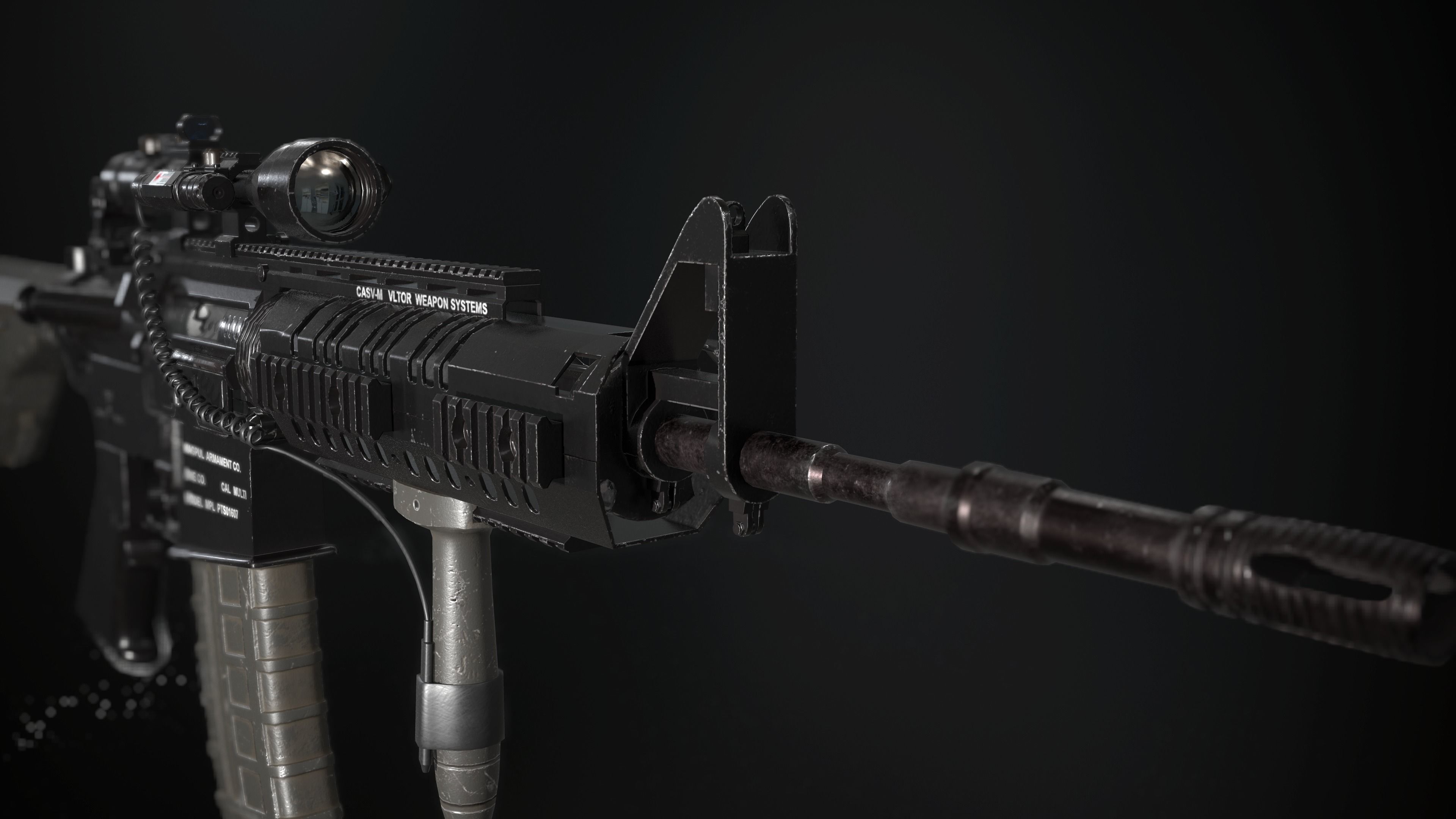 3D model m4a4 Carbine VR / AR / low-poly | CGTrader