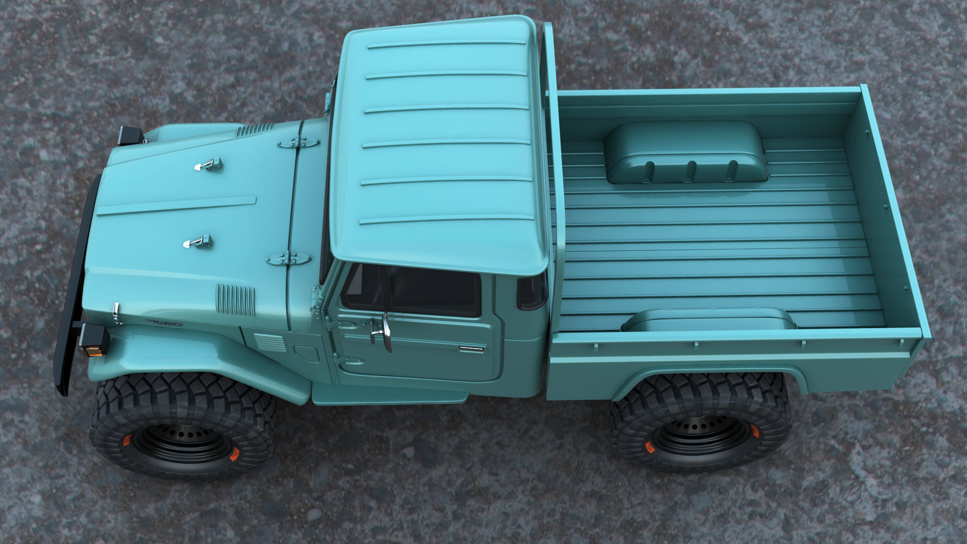 Toyota FJ 45 3D model | CGTrader