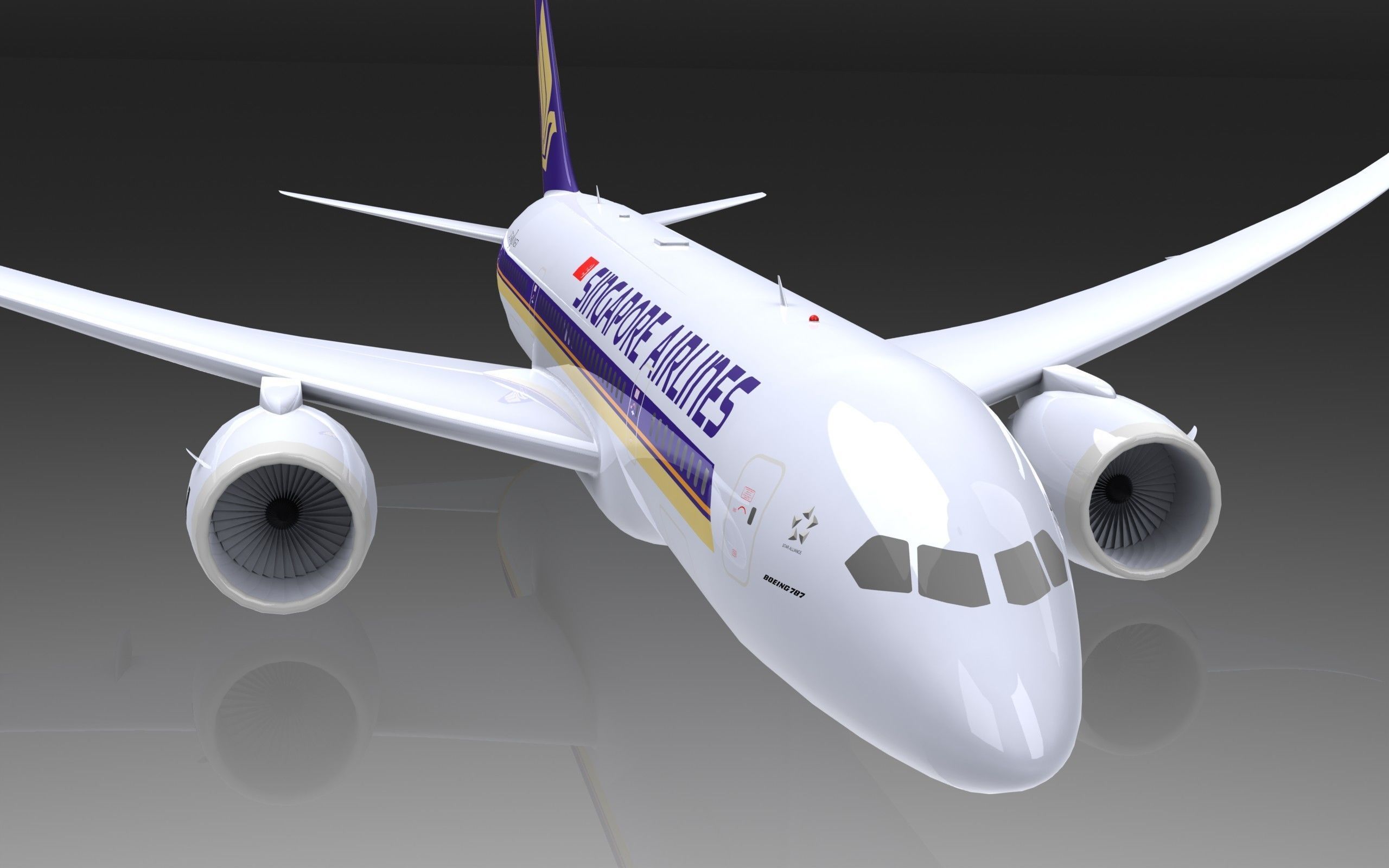 Boeing 787 Dreamliner free 3D model animated | CGTrader
