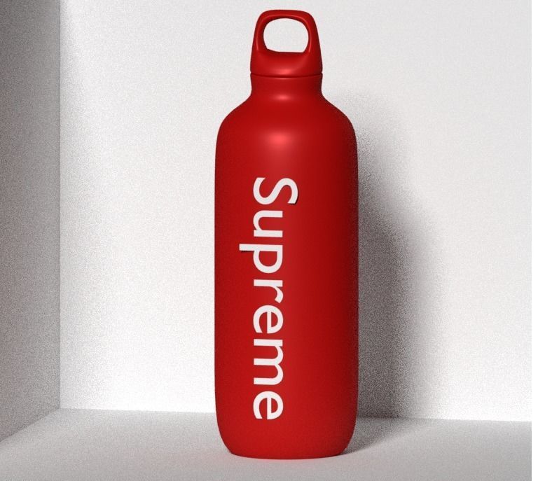 Supreme Bottle free 3D model | CGTrader