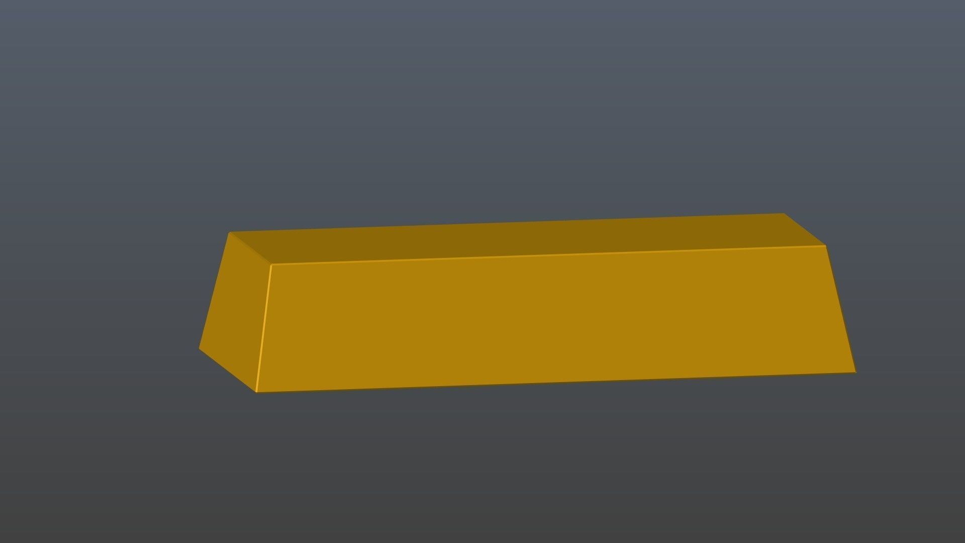 3D model Low poly gold bar VR / AR / low-poly | CGTrader